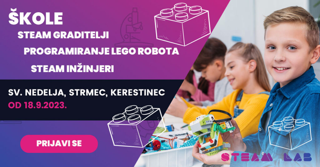 UPISI - STEAM RADIONICE I PROGRAMIRANJE ROBOTA - STEAM LAB